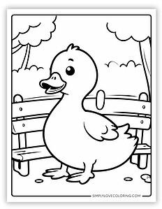 21 Duck Coloring Pages (Free PDF Printables) - Simply Love Coloring