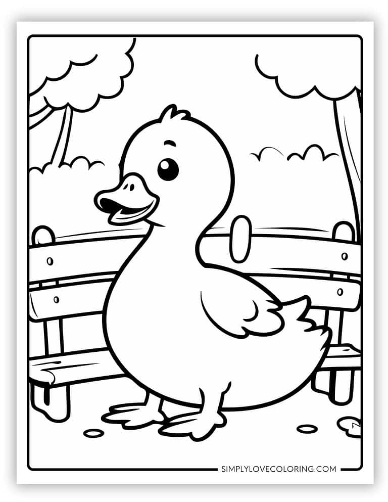 21 Duck Coloring Pages (Free PDF Printables) - Simply Love Coloring