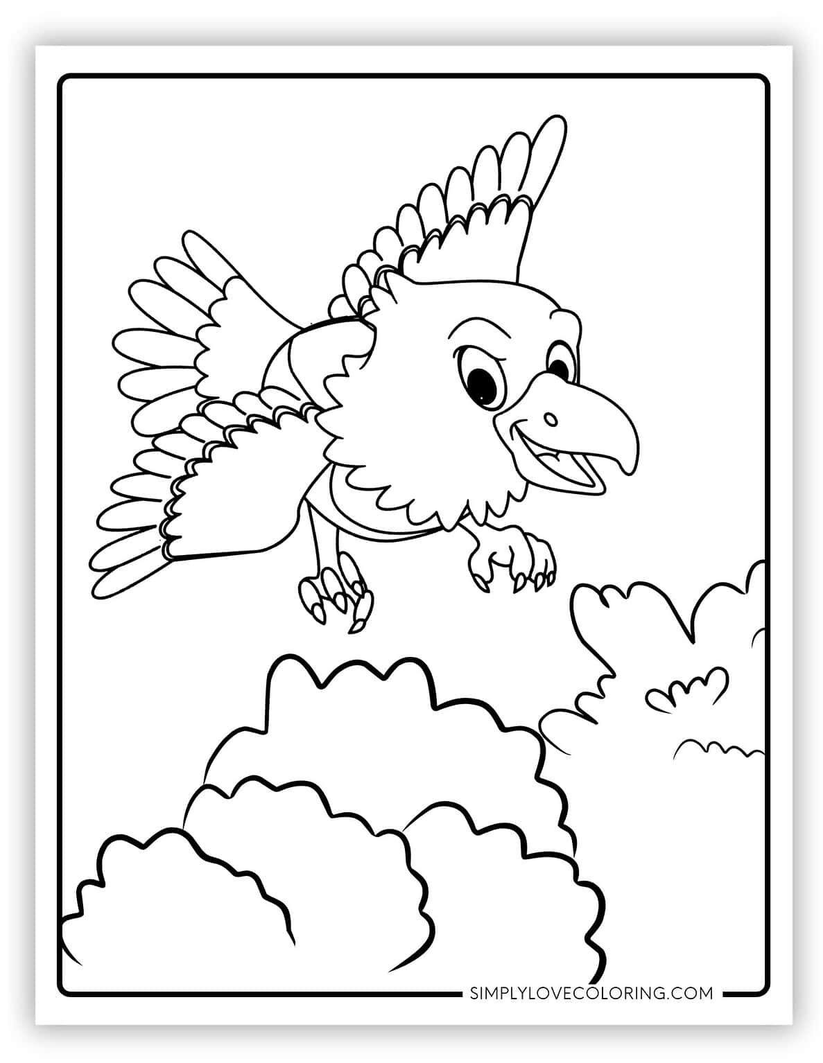 Eagle Coloring Pages (Free PDF Printables) - Simply Love Coloring