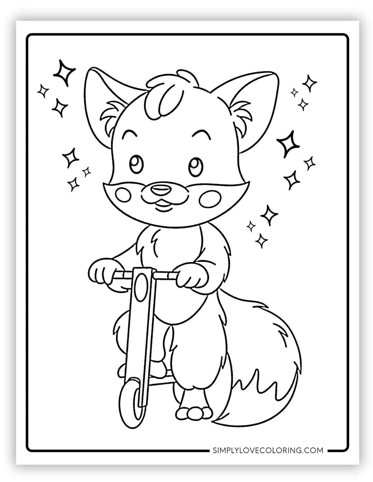 31 Cute Fox Coloring Pages (Free PDF Printables) - Simply Love Coloring
