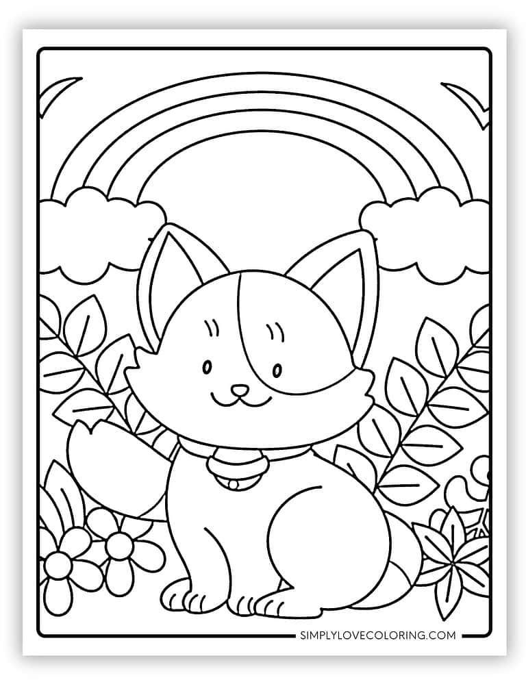 31 Cute Fox Coloring Pages (Free PDF Printables) - Simply Love Coloring