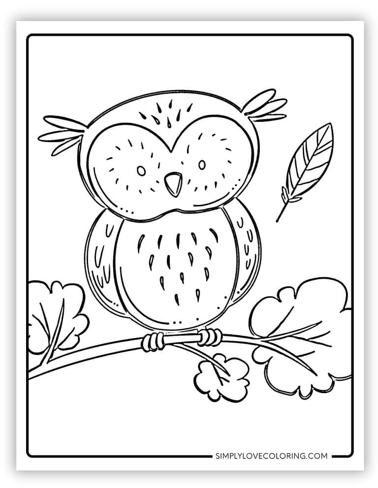 49 Owl Coloring Pages (Free PDF Printables) - Simply Love Coloring