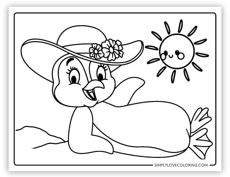 35 Penguin Coloring Pages (Free PDF Printables) - Simply Love Coloring