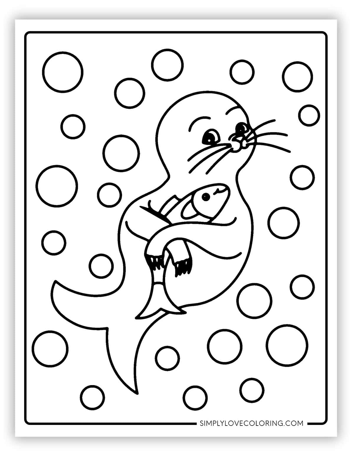 31 Seal Coloring Pages (Free PDF Printables) - Simply Love Coloring