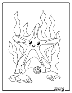 14 Starfish Coloring Pages (Free PDF Printables) - Simply Love Coloring