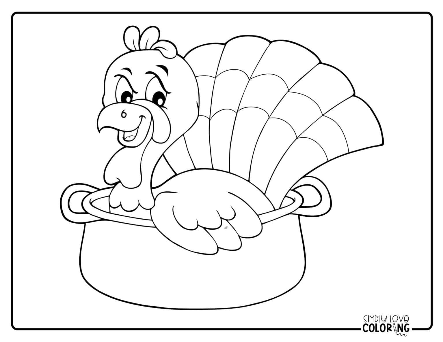 Turkey Coloring Pages (Free PDF Printables) - Simply Love Coloring