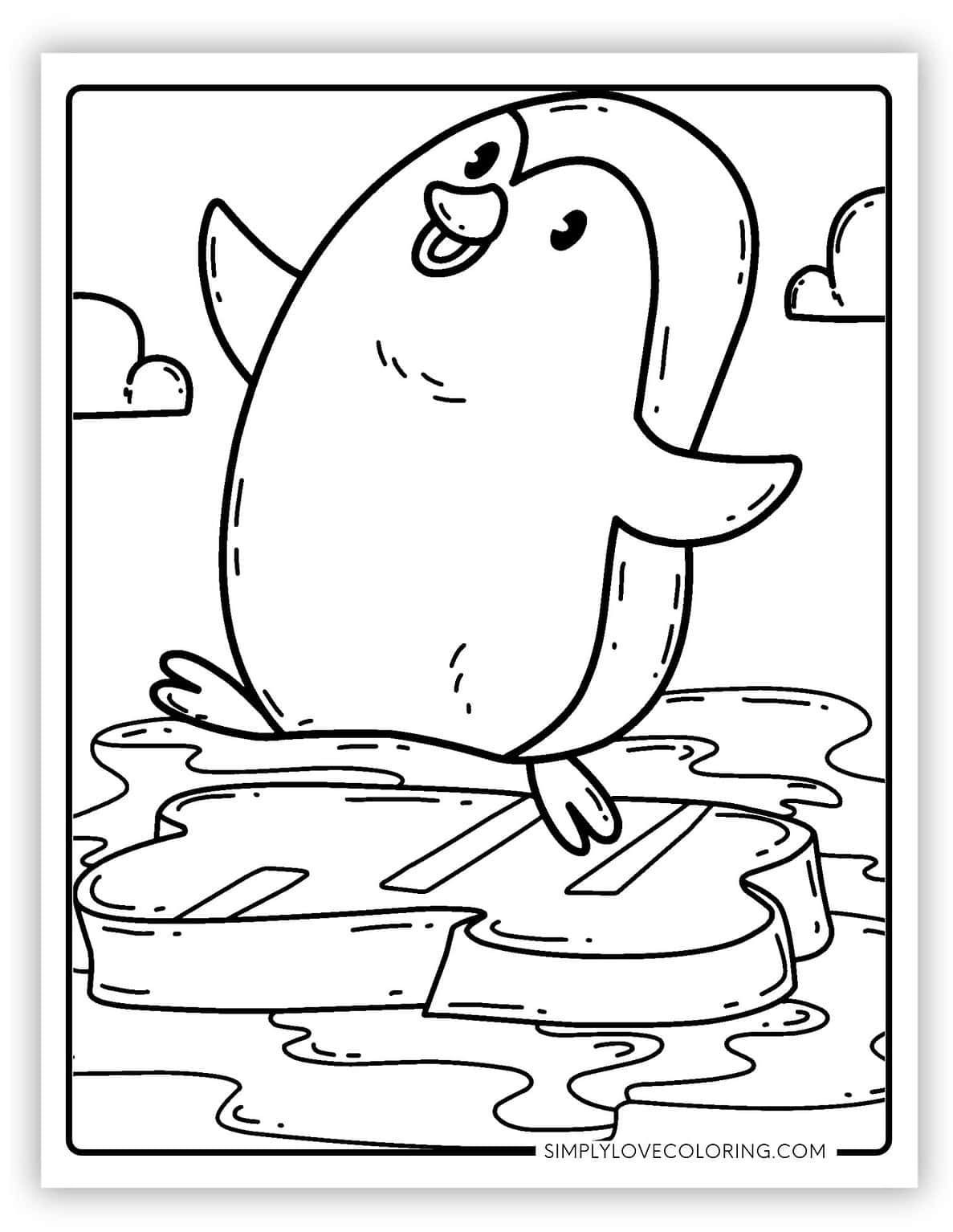 35 Penguin Coloring Pages (Free PDF Printables) - Simply Love Coloring