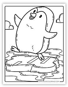 35 Penguin Coloring Pages (Free PDF Printables) - Simply Love Coloring