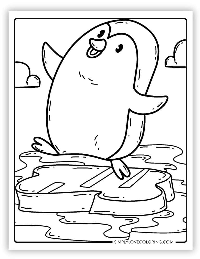 35 Penguin Coloring Pages (Free PDF Printables) - Simply Love Coloring
