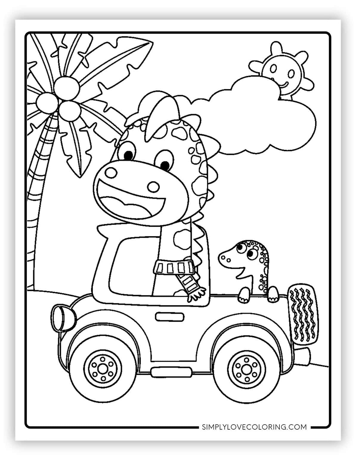 40 Cute Summer Coloring Pages (Free PDF Printables) - Simply Love Coloring