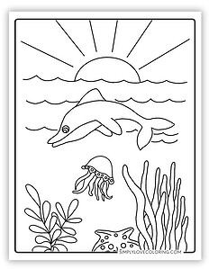 45 Sea Life Coloring Pages (Free PDF Printables) - Simply Love Coloring