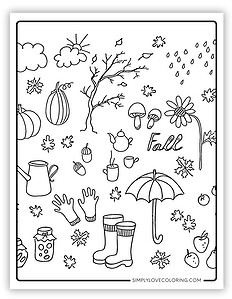 36 Fall Coloring Pages (Free PDF Printables) - Simply Love Coloring