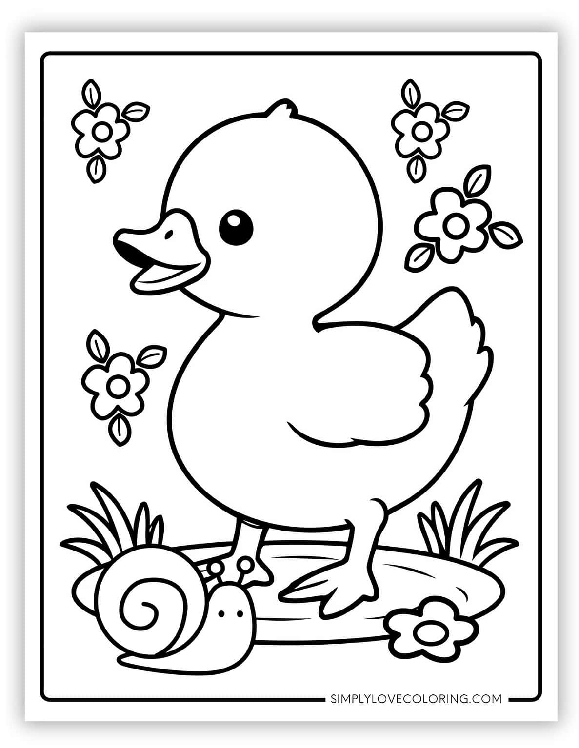 21 Duck Coloring Pages (Free PDF Printables) - Simply Love Coloring