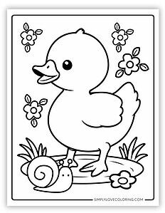 21 Duck Coloring Pages (Free PDF Printables) - Simply Love Coloring