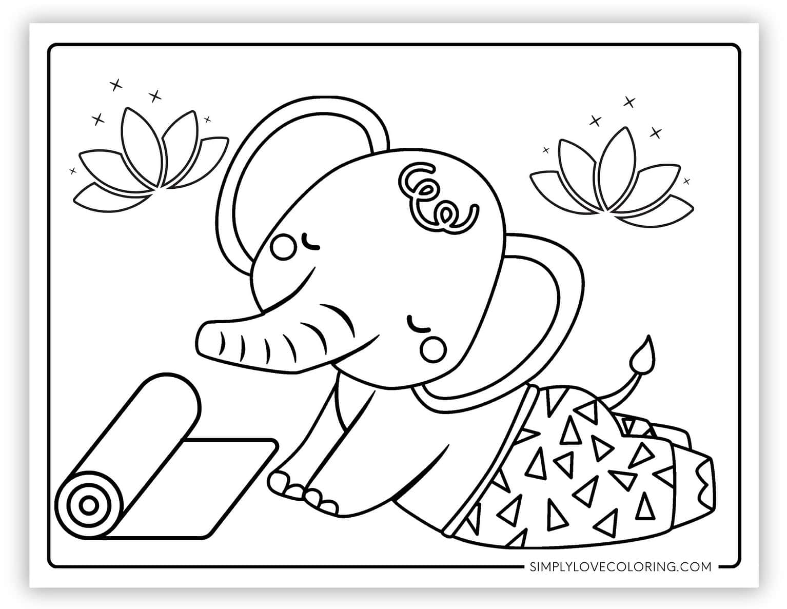 35 Elephant Coloring Pages (Free PDF Printables) - Simply Love Coloring