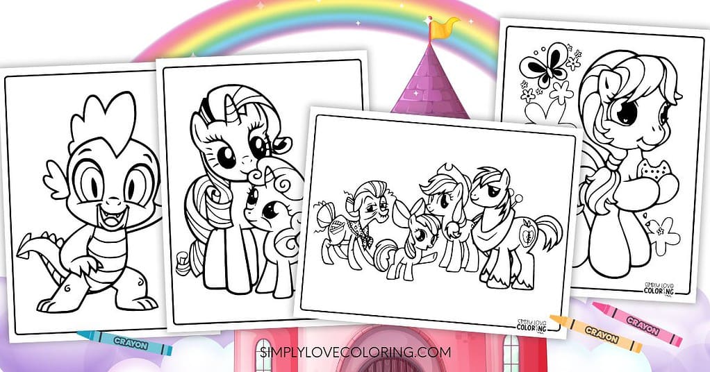 88 My Little Pony Coloring Pages (Free PDF Printables) - Simply Love ...