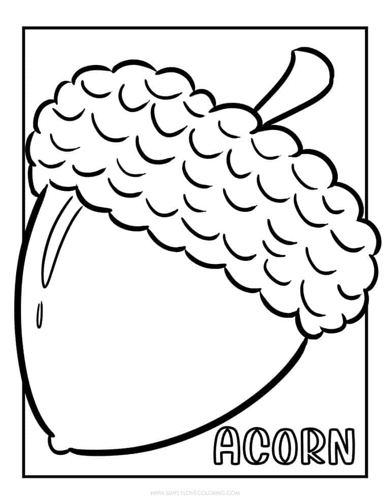 36 Fall Coloring Pages (Free PDF Printables) - Simply Love Coloring