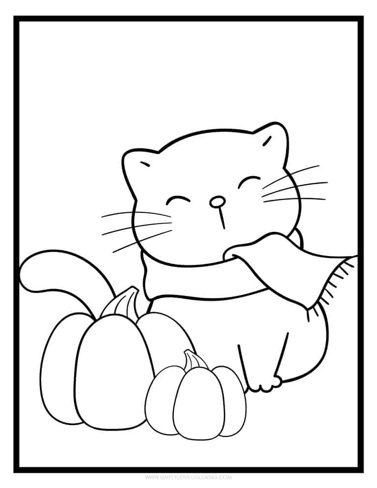 36 Fall Coloring Pages (Free PDF Printables) - Simply Love Coloring