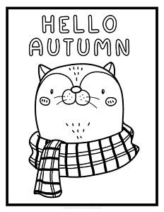 36 Fall Coloring Pages (Free PDF Printables) - Simply Love Coloring