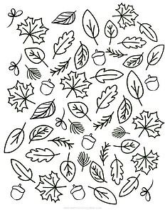 36 Fall Coloring Pages (Free PDF Printables) - Simply Love Coloring