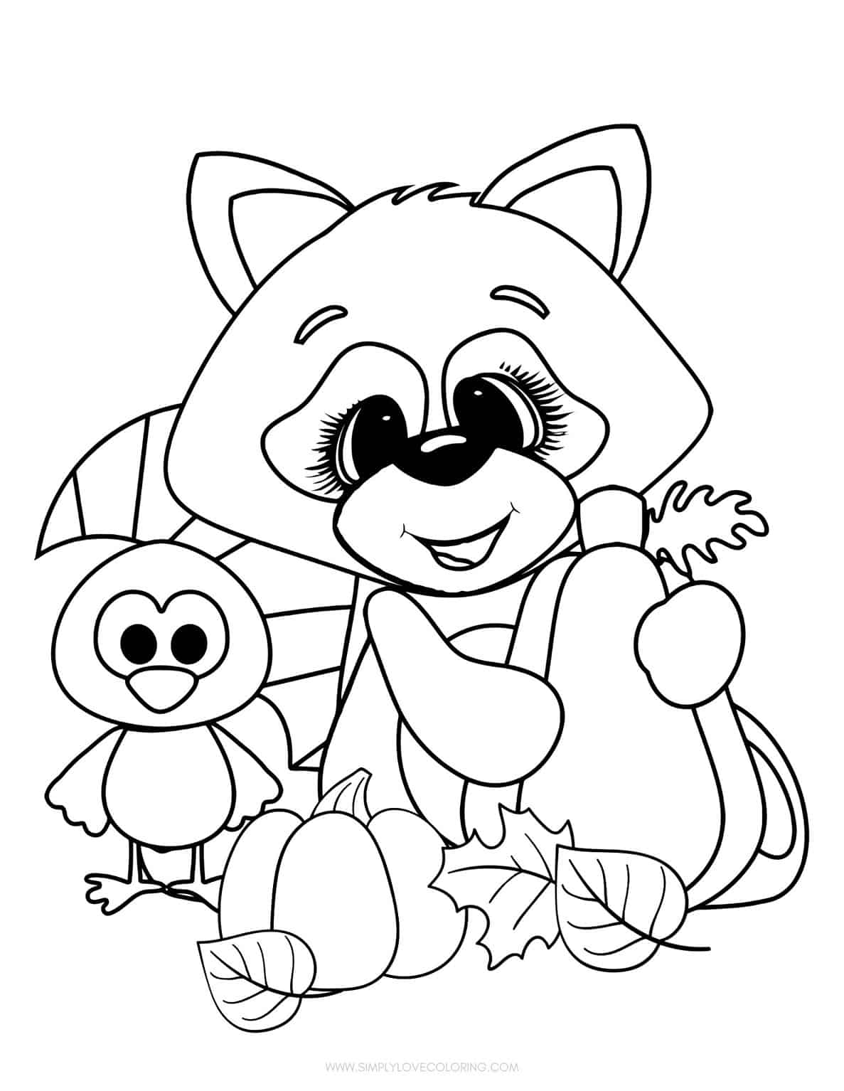 36 Fall Coloring Pages (Free PDF Printables) - Simply Love Coloring