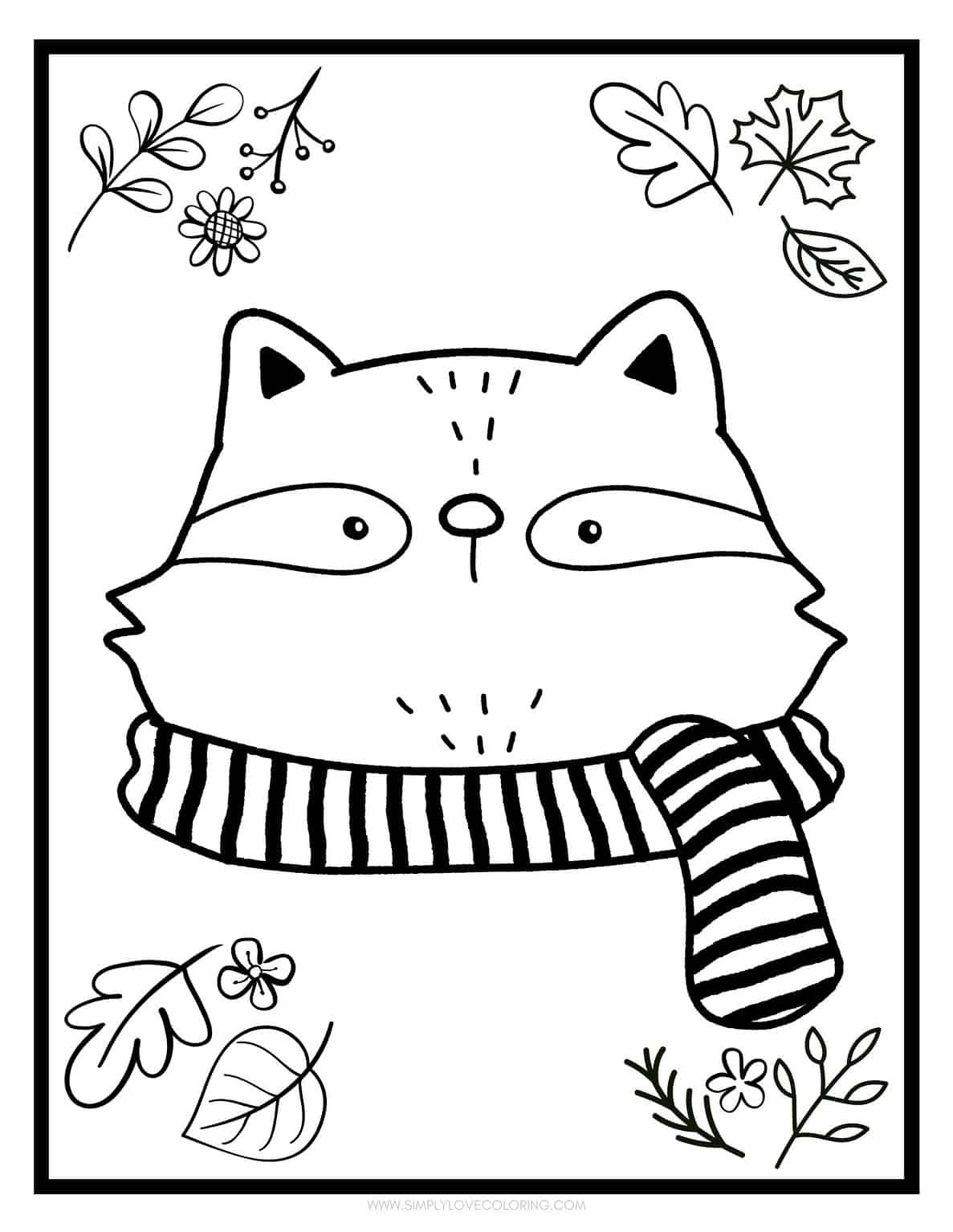 36 Fall Coloring Pages (Free PDF Printables) - Simply Love Coloring