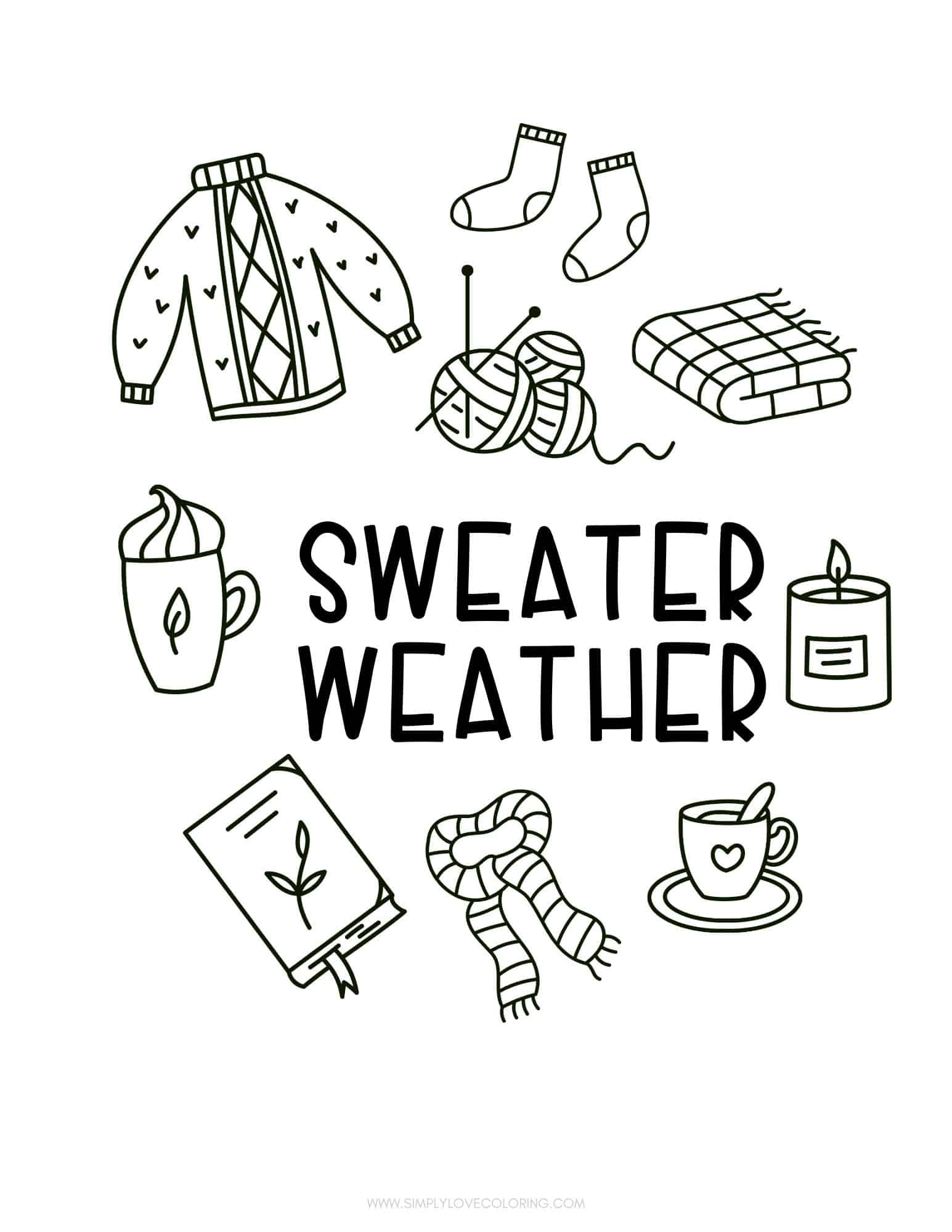 Free Fall Coloring Pages (Free PDF Printables) - Simply Love Coloring