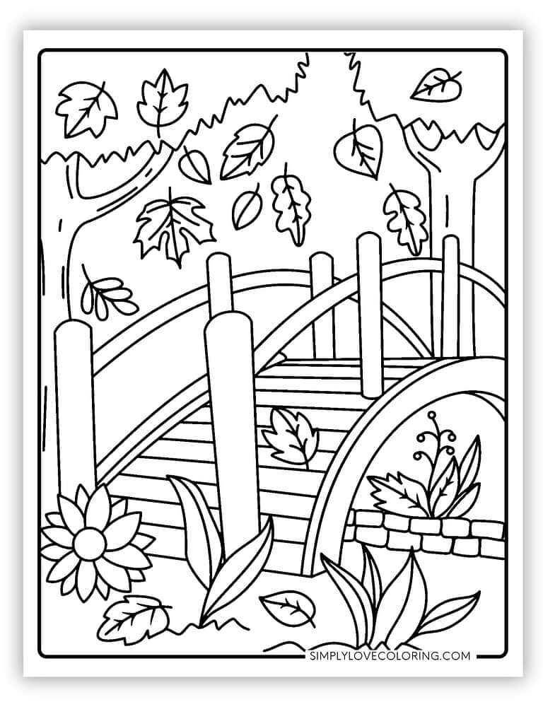 36 Fall Coloring Pages (Free PDF Printables) - Simply Love Coloring