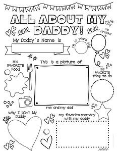 Father's Day Coloring Pages (Free PDF Printables) - Simply Love Coloring