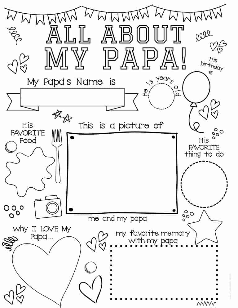 45 Father's Day Coloring Pages (Free PDF Printables) - Simply Love Coloring