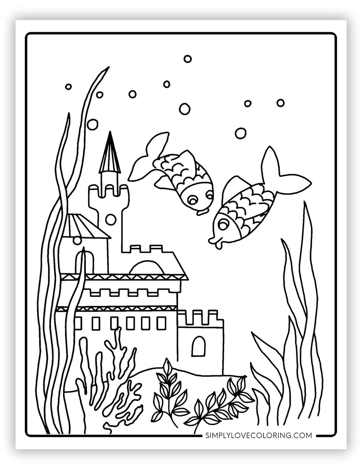 45 Sea Life Coloring Pages (Free PDF Printables) - Simply Love Coloring