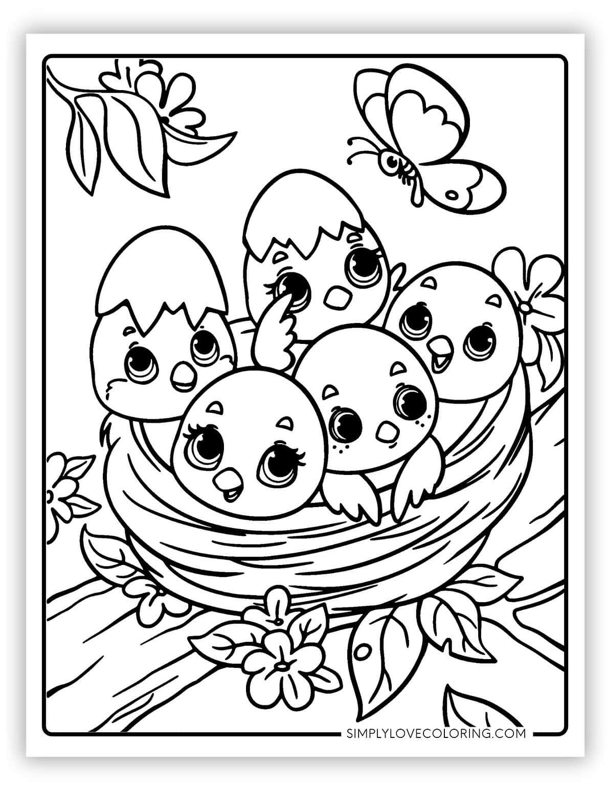 34 Pretty Bird Coloring Pages (Free PDF Printables) - Simply Love Coloring