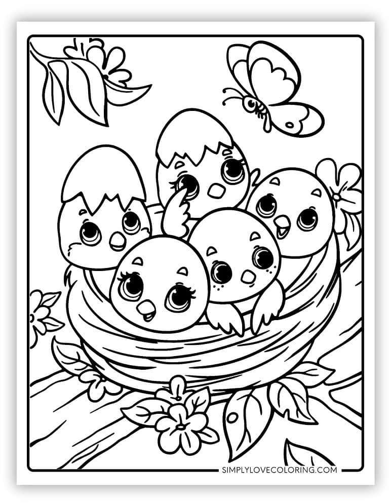 34 Pretty Bird Coloring Pages (Free PDF Printables) - Simply Love Coloring