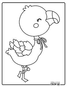 Flamingo Coloring Pages (Free PDF Printables) - Simply Love Coloring