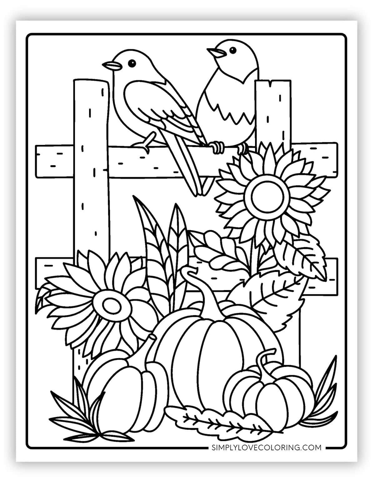 36 Fall Coloring Pages (Free PDF Printables) - Simply Love Coloring