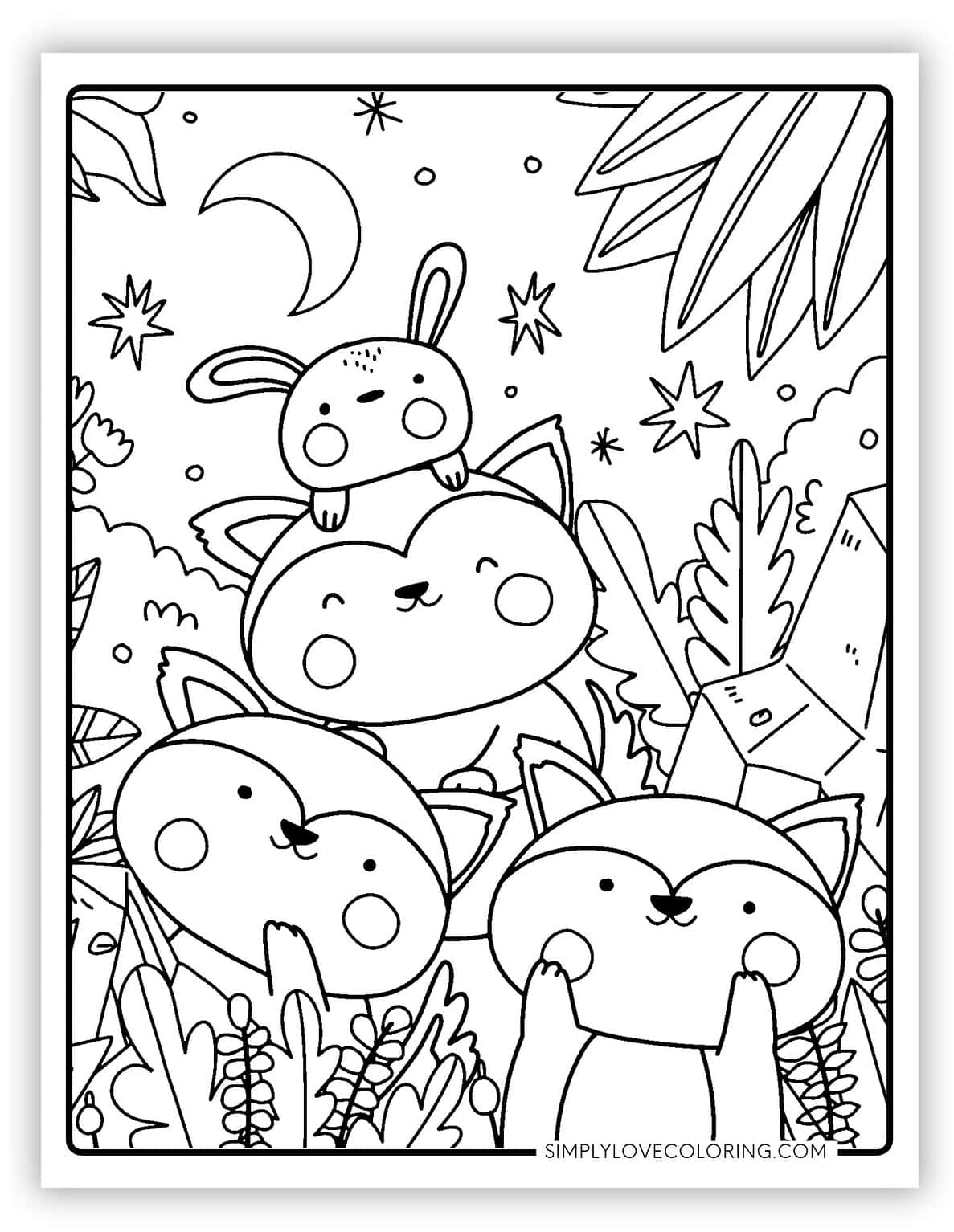 31 Cute Fox Coloring Pages (Free PDF Printables) - Simply Love Coloring