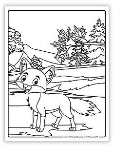 31 Cute Fox Coloring Pages (Free PDF Printables) - Simply Love Coloring