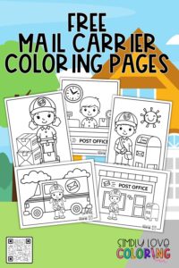 27 Mail Carrier Coloring Pages (Free PDF Printables) - Simply Love Coloring
