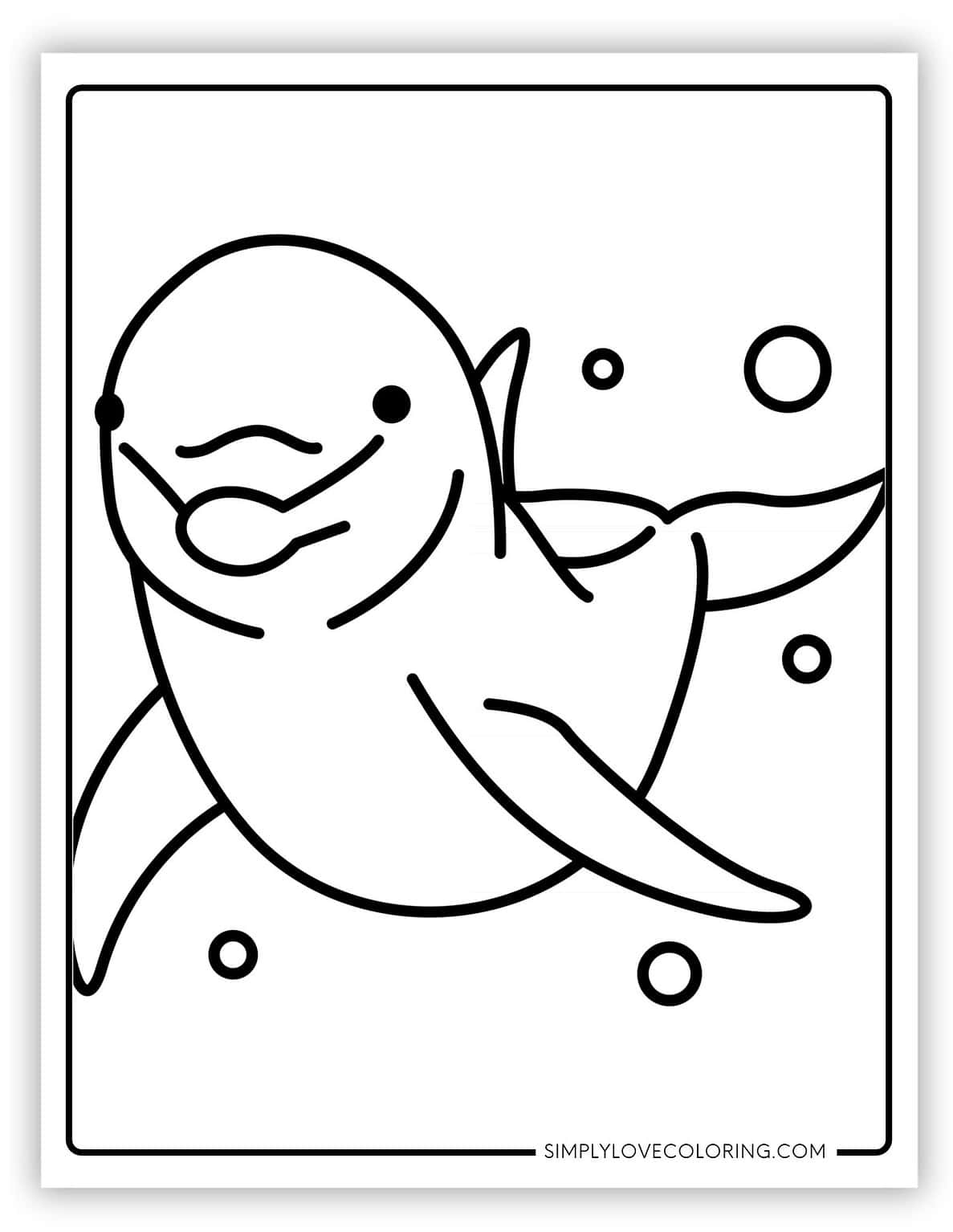 46 Dolphin Coloring Pages (Free PDF Printables) - Simply Love Coloring