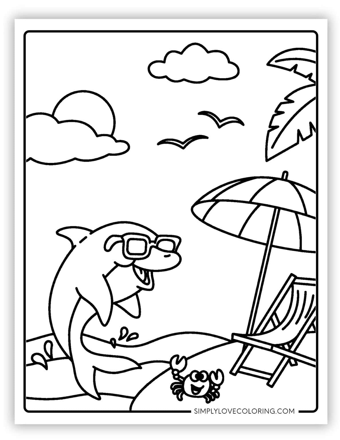 46 Dolphin Coloring Pages (Free PDF Printables) - Simply Love Coloring