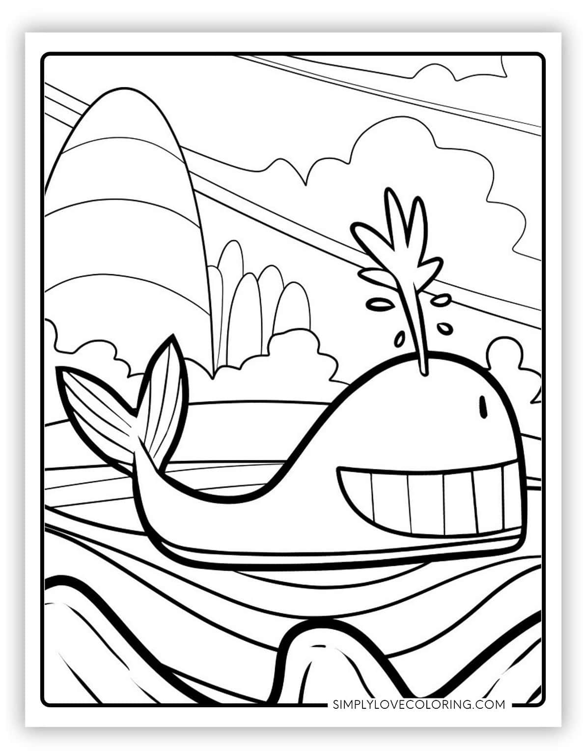 35 Whale Coloring Pages (Free PDF Printables) - Simply Love Coloring