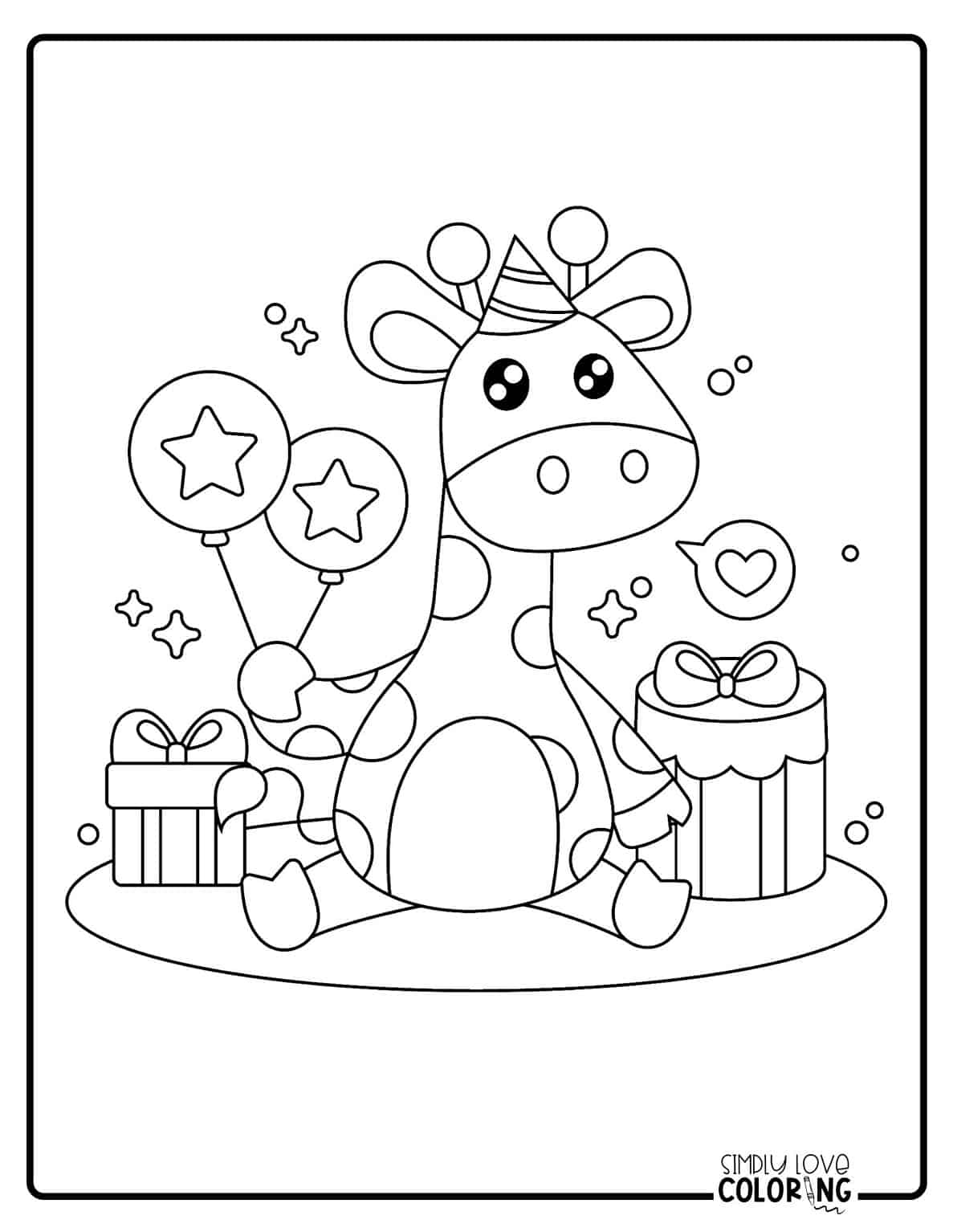 27 Giraffe Coloring Pages (Free PDF Printables) - Simply Love Coloring