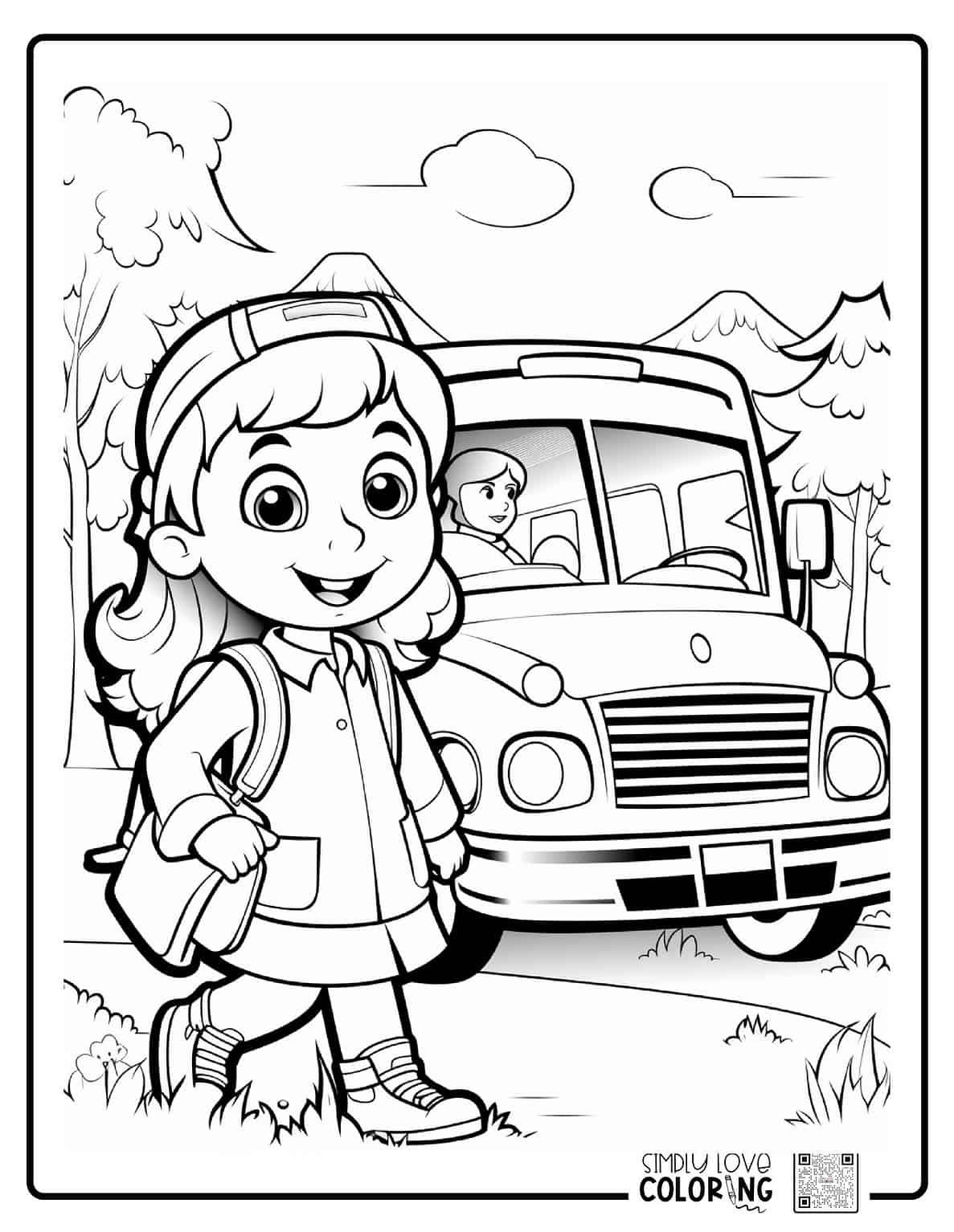 Back to School Coloring Pages (Free PDF Printables) - Simply Love Coloring