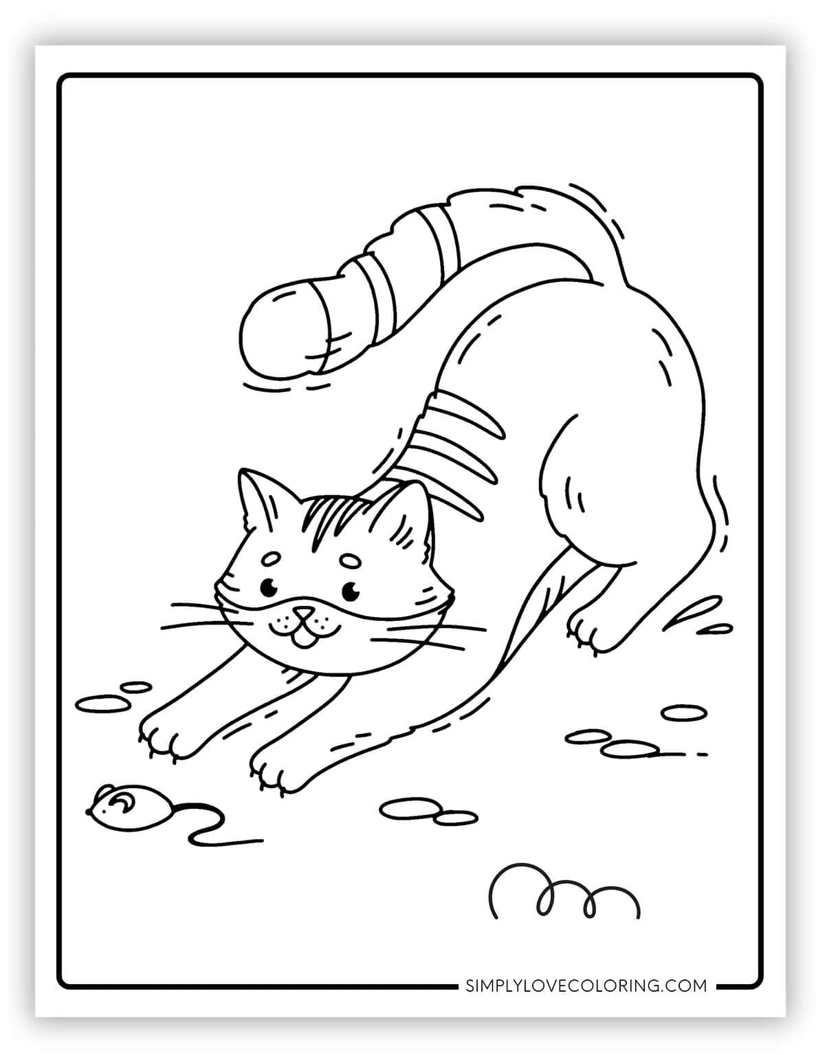 47 Cute Cat Coloring Pages (Free PDF Printables) - Simply Love Coloring
