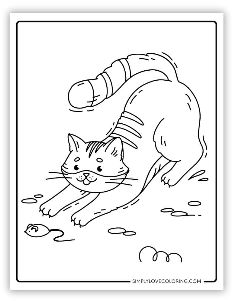 47 Cute Cat Coloring Pages (Free PDF Printables) - Simply Love Coloring