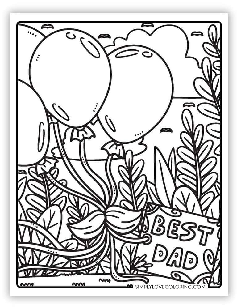 45 Father's Day Coloring Pages (Free PDF Printables) - Simply Love Coloring