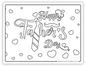 45 Father's Day Coloring Pages (Free PDF Printables) - Simply Love Coloring