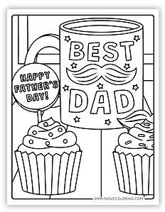 45 Father's Day Coloring Pages (Free PDF Printables) - Simply Love Coloring
