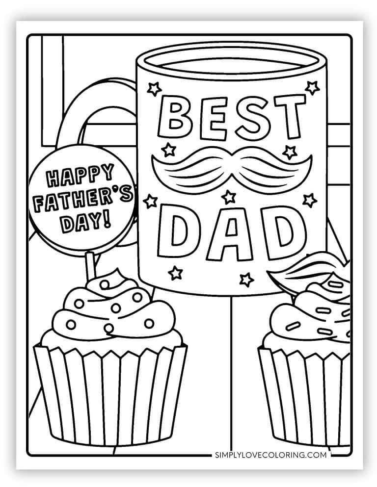 45 Father's Day Coloring Pages (Free PDF Printables) - Simply Love Coloring