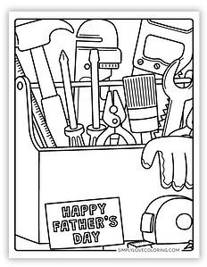 45 Father's Day Coloring Pages (Free PDF Printables) - Simply Love Coloring